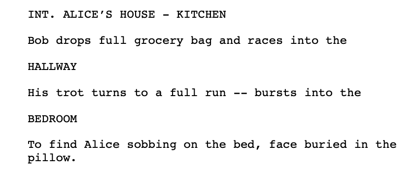 Take Two: Writing and Formatting Sluglines - Writer's Digest