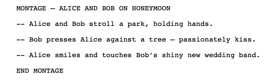 Take Two: Writing and Formatting Sluglines - Writer's Digest