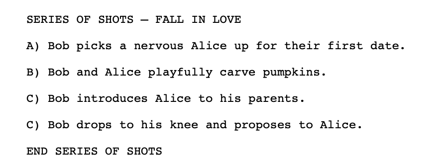 Take Two: Writing and Formatting Sluglines - Writer's Digest