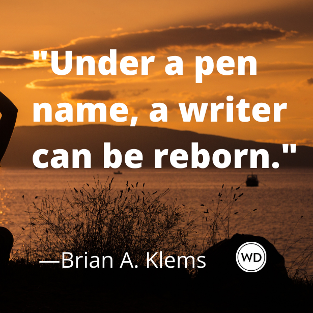 writing under a pseudonym