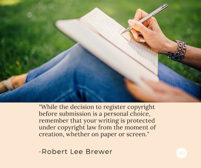 Should I Copyright My Writing Before Submitting to Agents and Editors?