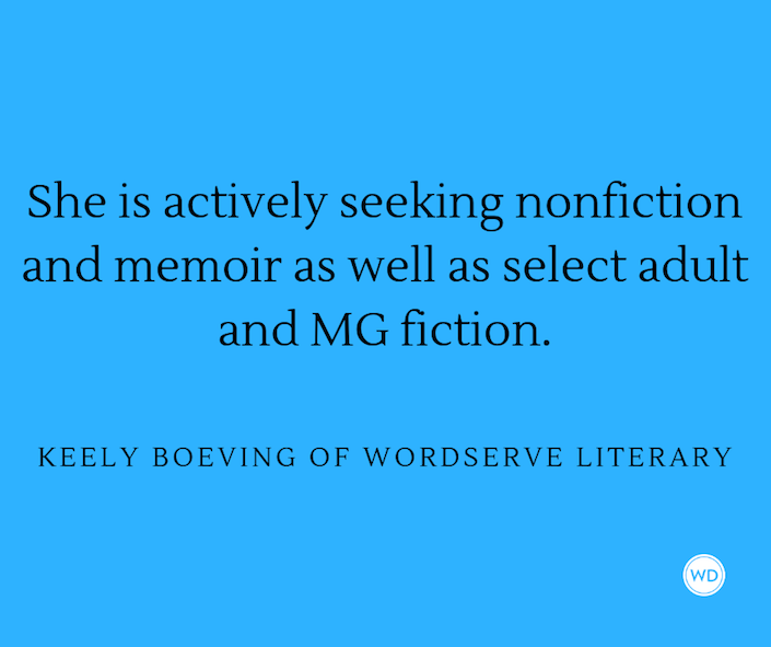 Agent Alert: Keely Boeving of WordServe Literary - Writer's Digest
