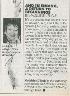 4 Timeless Writing Tips from 'A Wrinkle in Time' Author Madeleine L'Engle