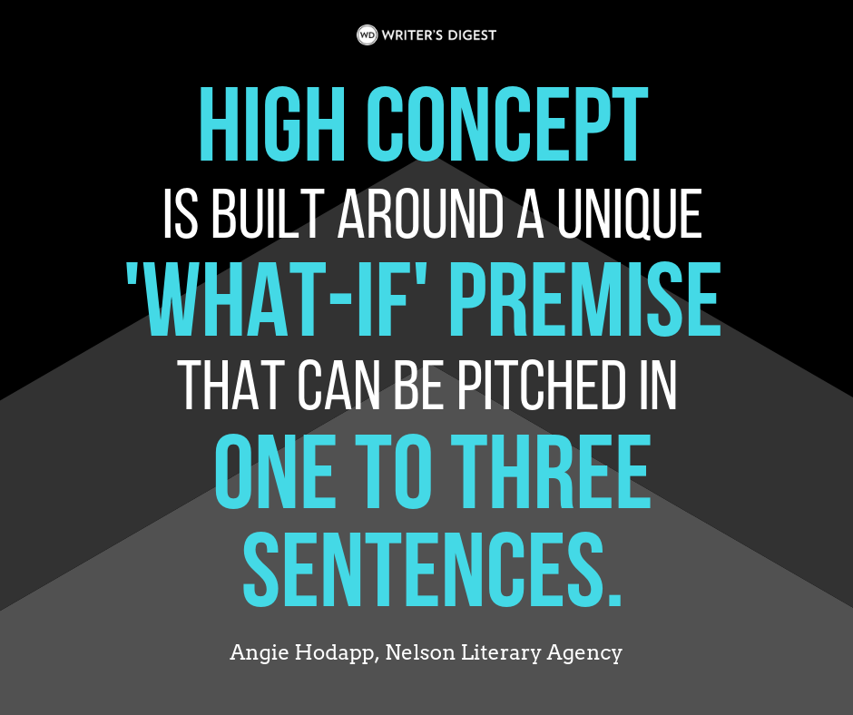 What Is (and Isn't) High Concept Fiction, and How Do You Pitch It?
