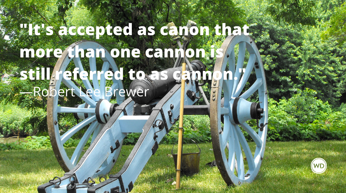 Canon vs. Cannon (Grammar Rules) - Writer's Digest