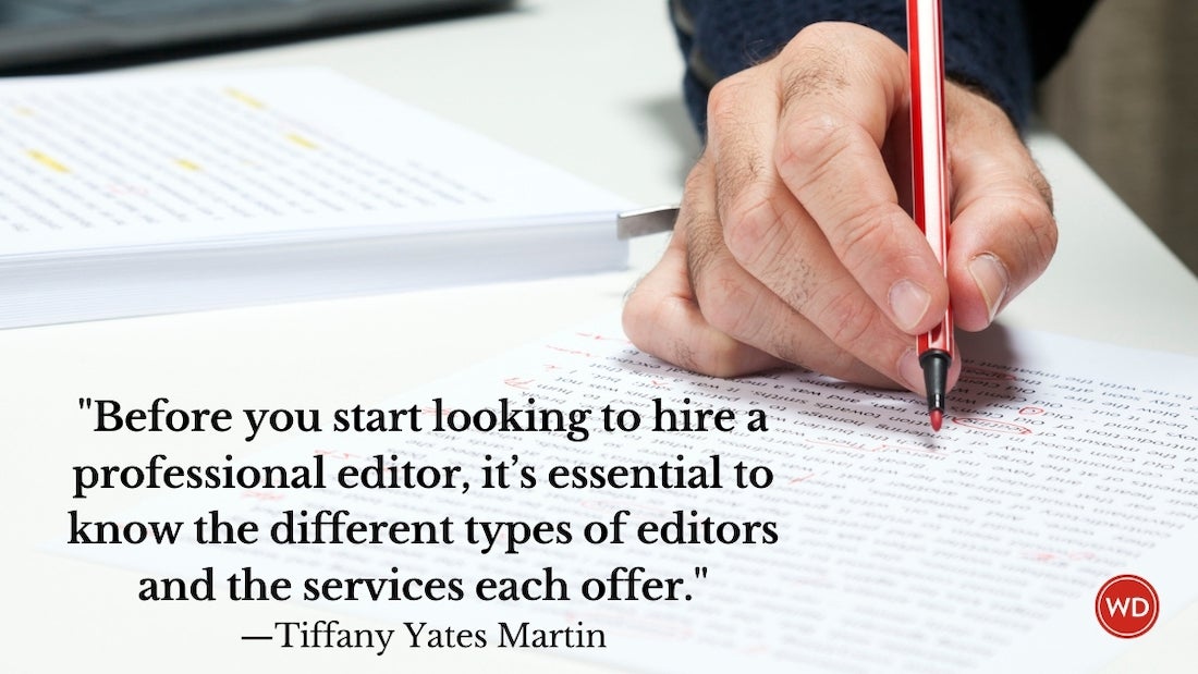 What Are the 6 Different Types of Editing? - Writer's Digest