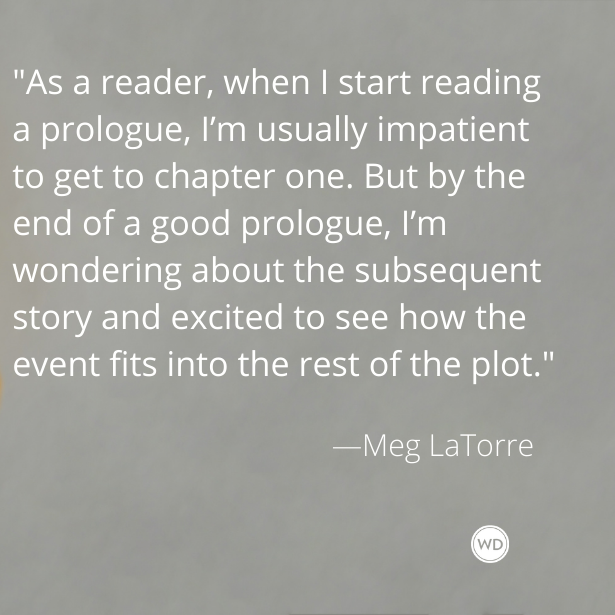 prologue examples sentences