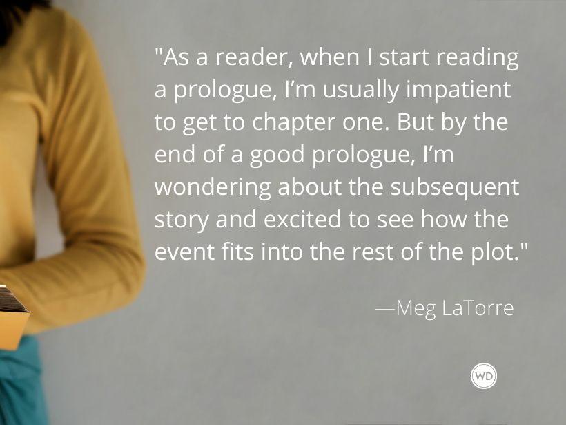 prologue examples sentences