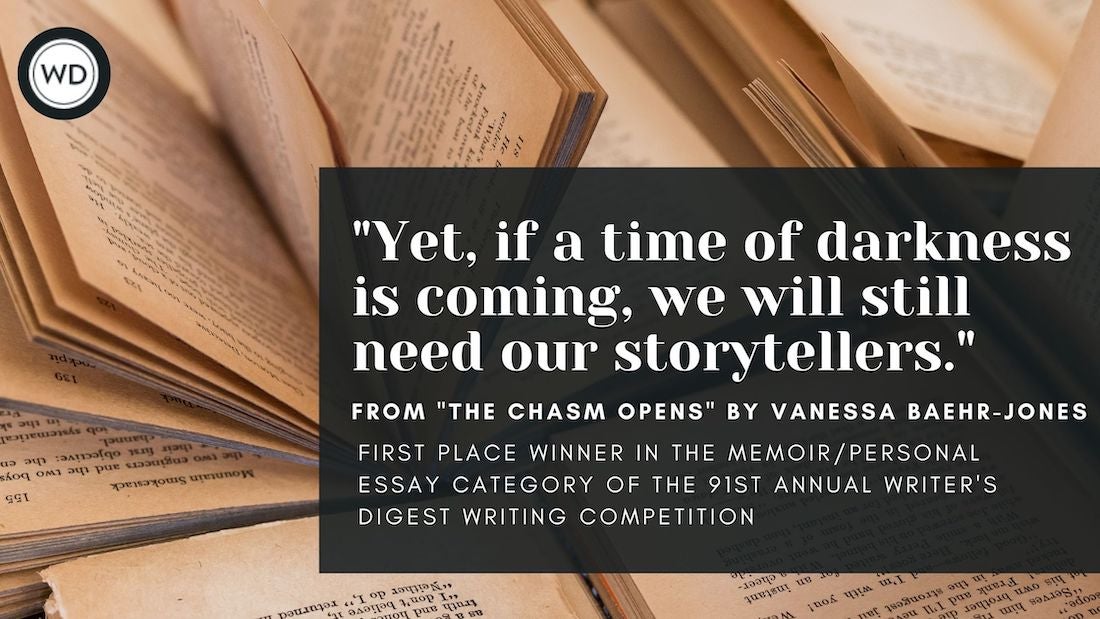 Writer's Digest 91st Annual Competition Memoir/Personal Essay First ...